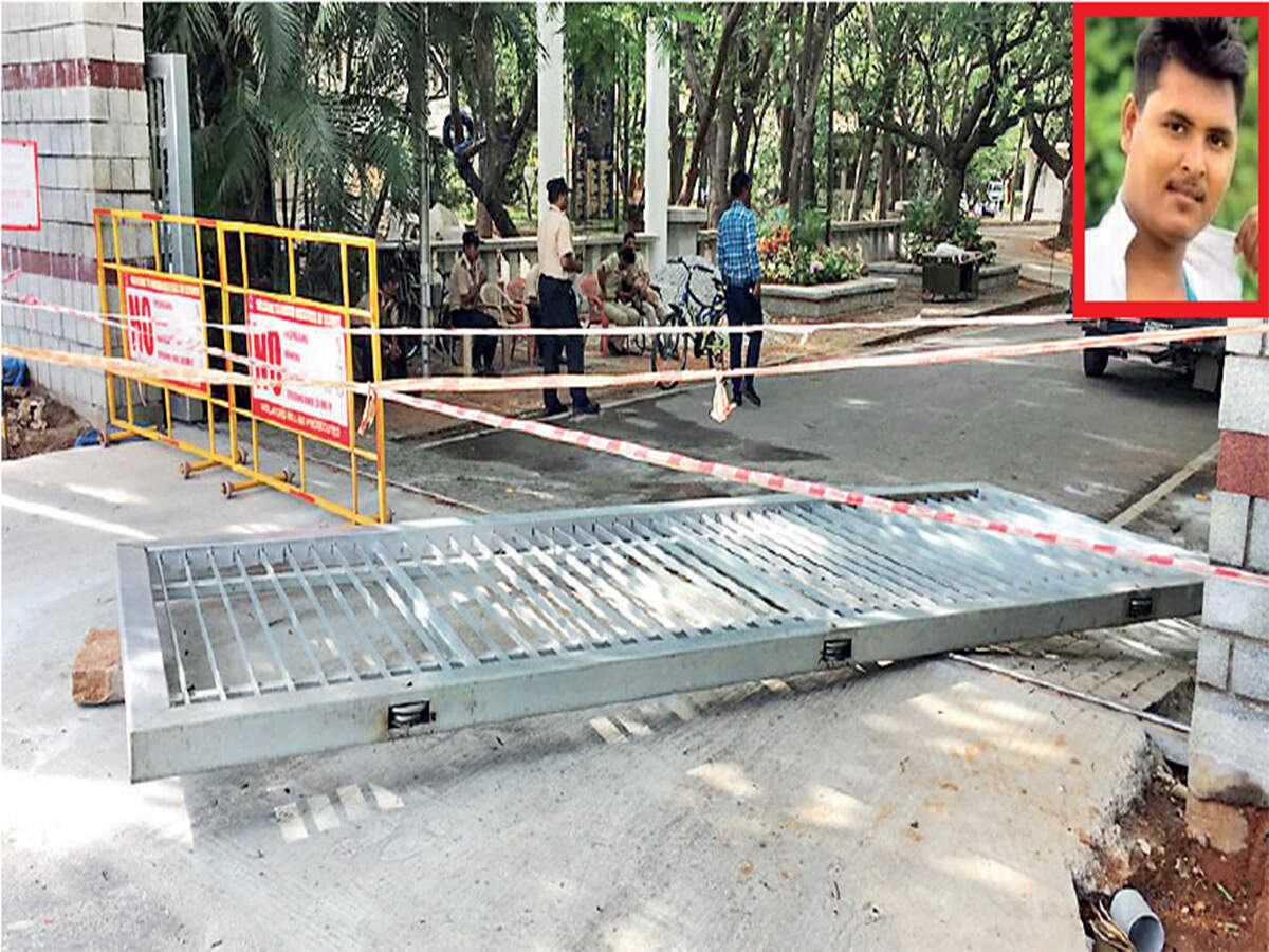 Gate crashes at IISc, killing 26-year-old guard