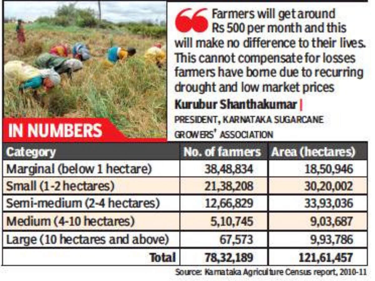 marginal farmers in Karnataka: 80 lakh Karnataka farmers may reap ...