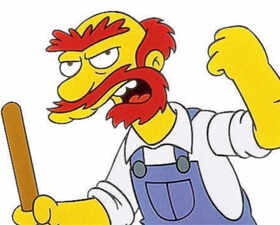 Simpsons’ gardener waxes on Scottish independence