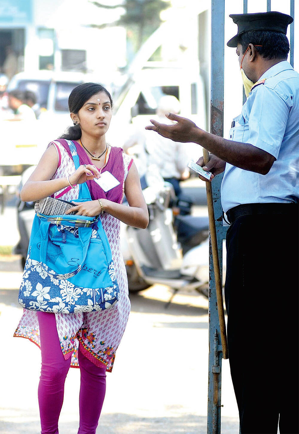 Frisking for PU examinees