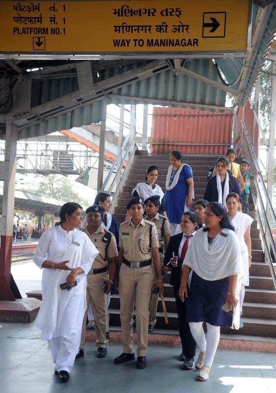 Maninagar becomes an all-women railway station | Ahmedabad News - Times ...