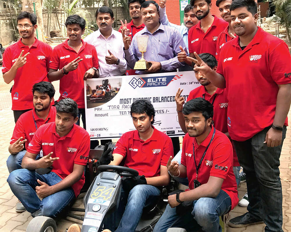 Engineering students build their own go-kart