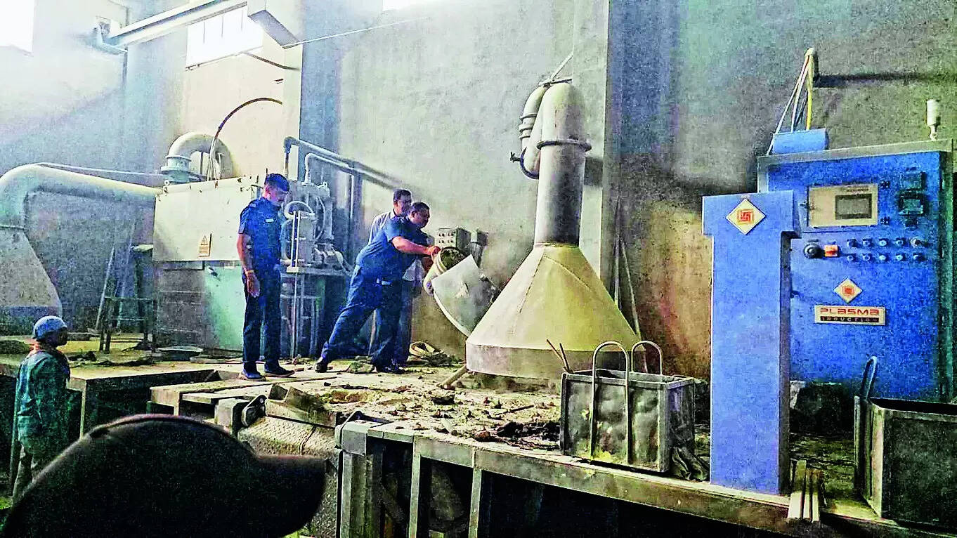 furnace: Two Workers Injured In Jamnagar Brass Factory Blast | Rajkot ...