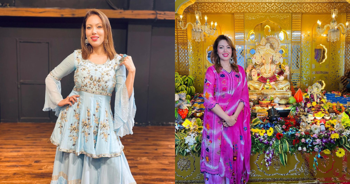 Top 15 Ganpati festival traditional outfits of Munmun Dutta | Times of ...