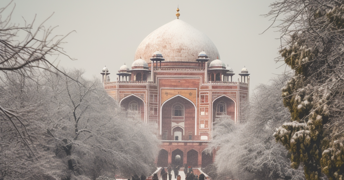 AI reimagines India’s iconic monuments during snowfall! | Times of India