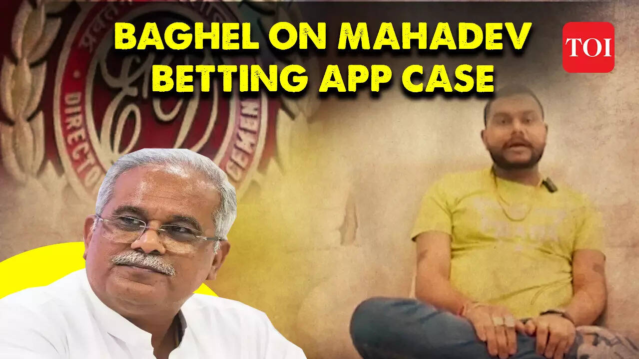 Chhattisgarh CM Bhupesh Baghel accuses ED and BJP of collaboration in Mahadev betting app case ...