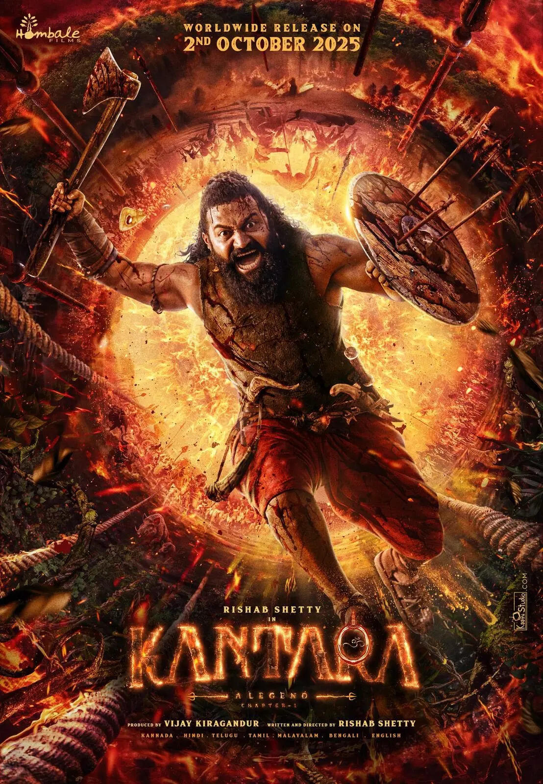 Kantara: A Legend - Chapter 1 Movie: Showtimes, Review, Songs, Trailer, Posters, News & Videos ...