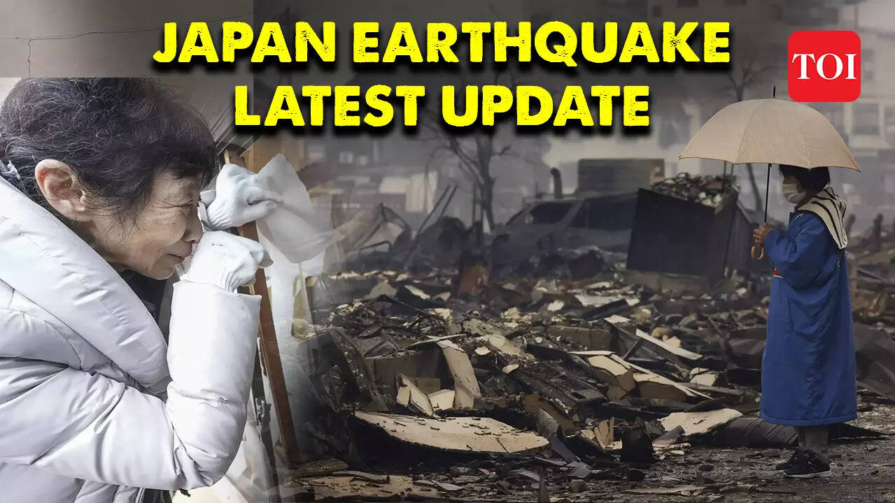 Japan: Earthquake claims 50 lives, leaving homes flattened and roads in ...