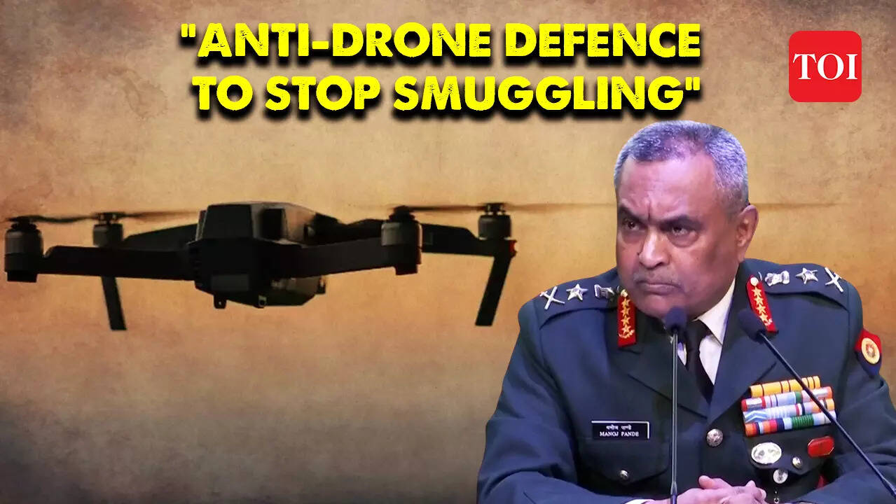 We have strong anti-drone mechanism to stop weapon smuggling Army Chief ...