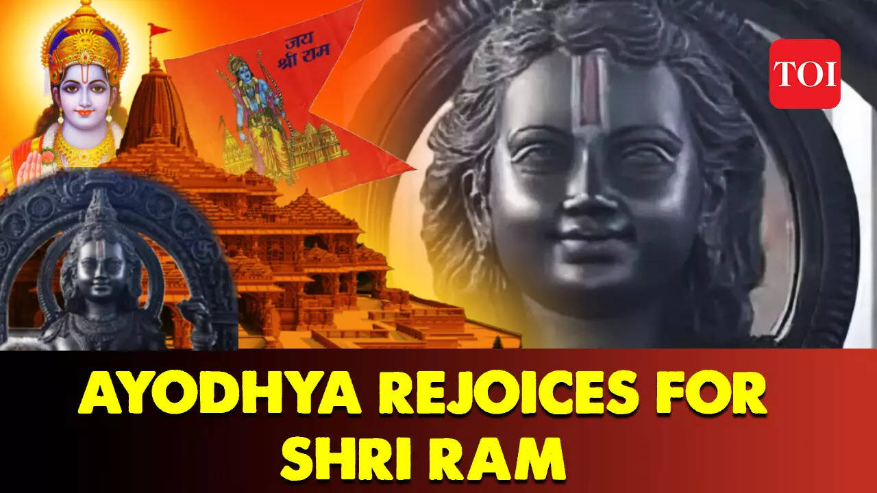 Ayodhya: Ram Mandir decked up ahead of ‘Pran Pratishtha’ ceremony ...
