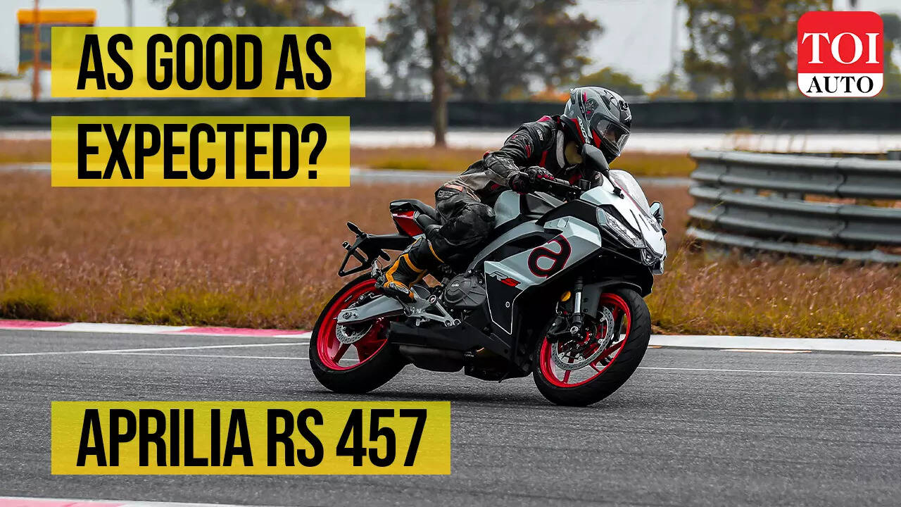 Aprilia RS 457 Track Test Review: The perfect track machine? | TOI Auto ...