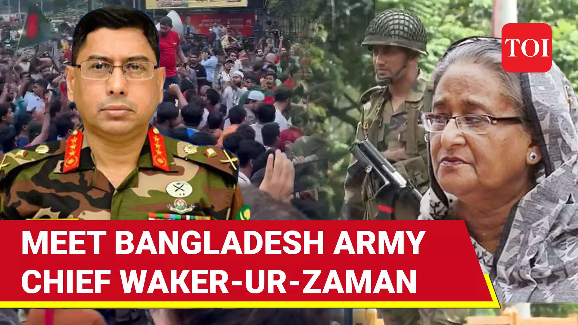 Hasina Ousted, Meet The New Boss Of Bangladesh | Who Is General Waker ...