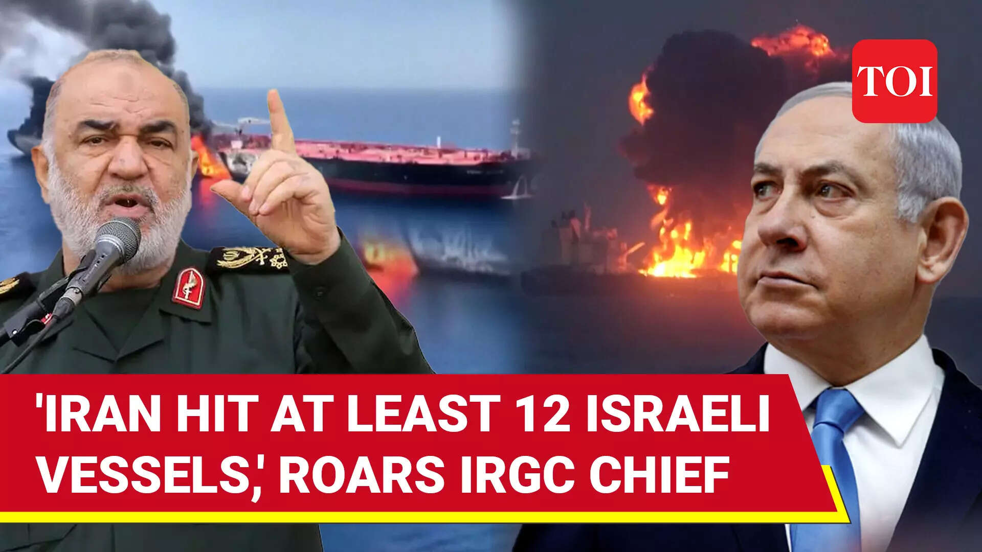 '12 Israeli Ships Hit': Iran's IRGC Makes Explosive Claim Amid War ...