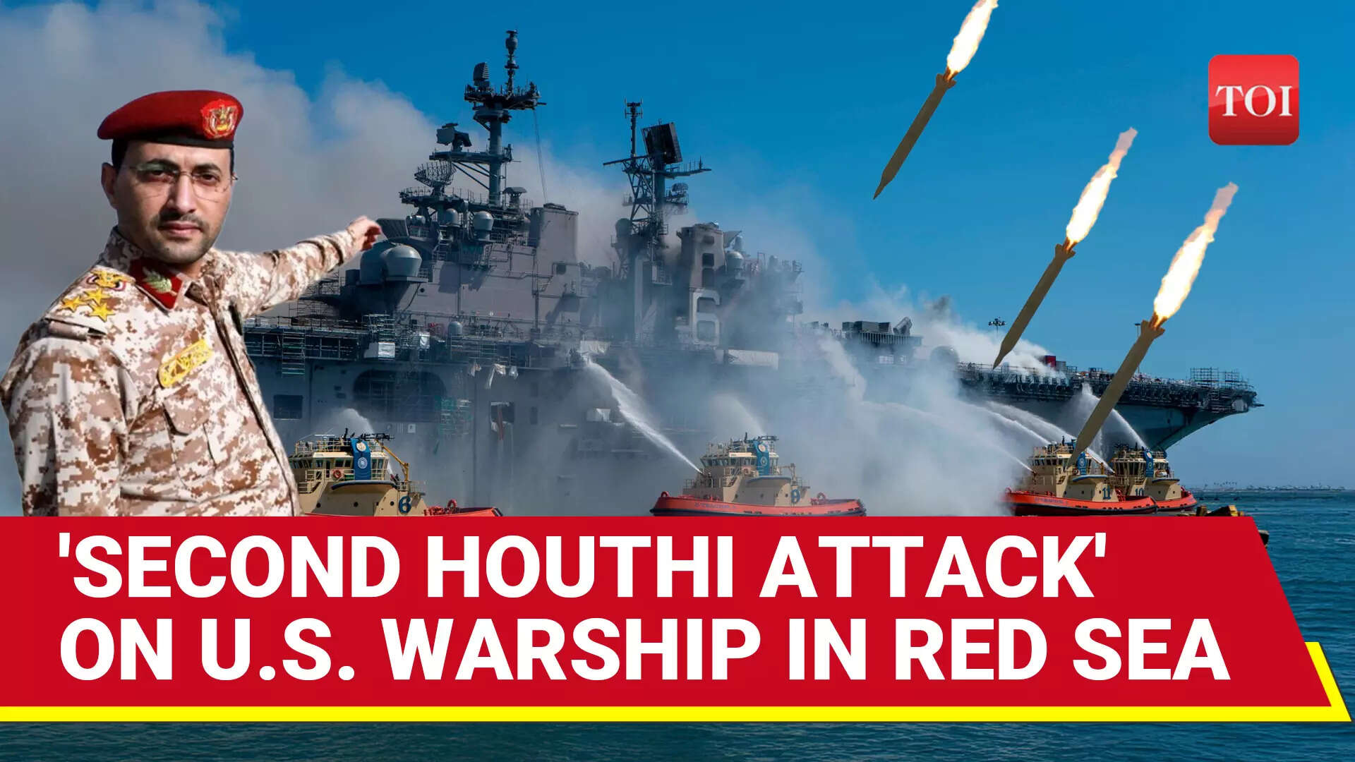 Houthis 'Attack' U.S. Warship In Red Sea After Airstrikes On Yemen ...