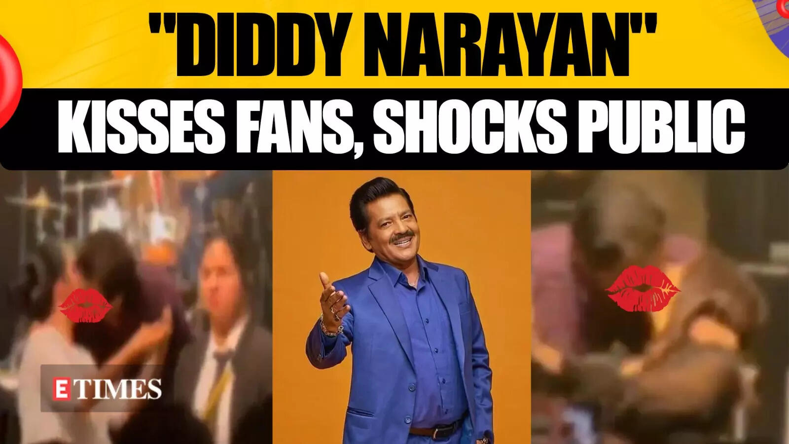 Singer Udit Narayan Sparks Outrage; Kisses Female Fans At Live Concert ...