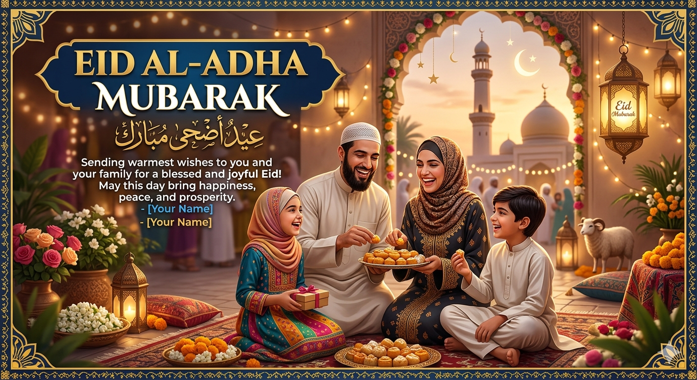 75+ Eid Mubarak wishes, messages, greetings & quotes for Eid-ul-Adha ...