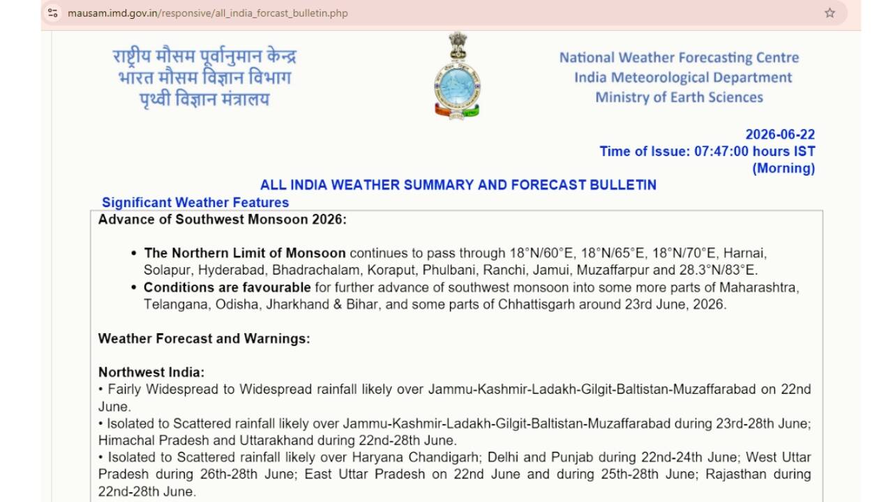Delhi Monsoon Update: Has the monsoon reached Delhi? What India’s ...