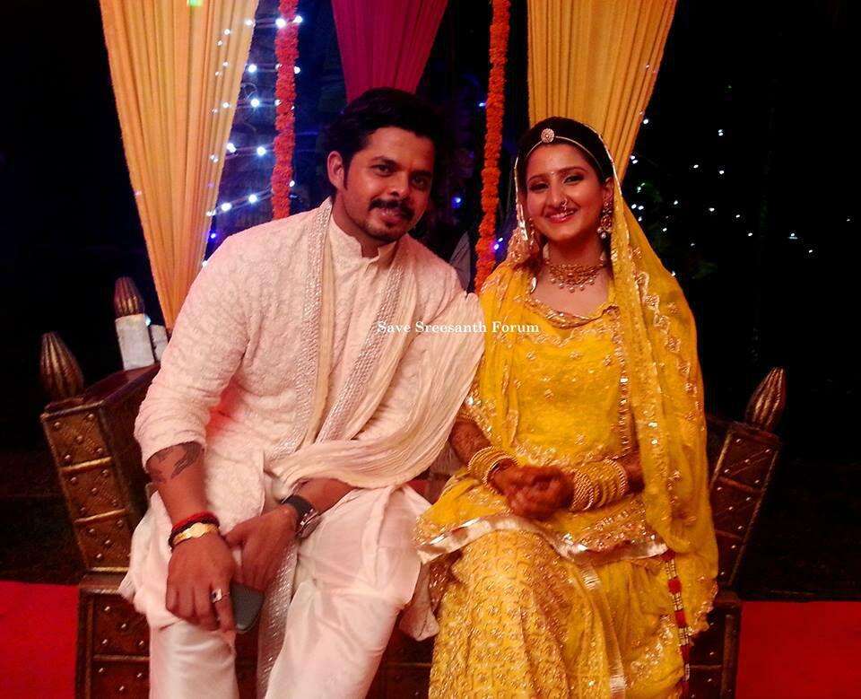 sreesanth marriage: Sreesanth’s sangeeth ceremony pics leaked online ...