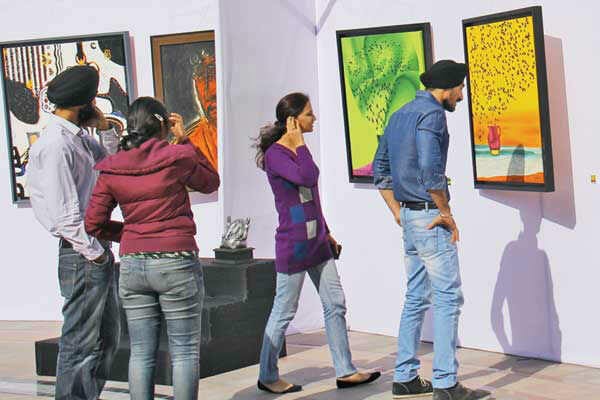 Partho Sengupta showcases creative art in Gurgaon art and literary ...