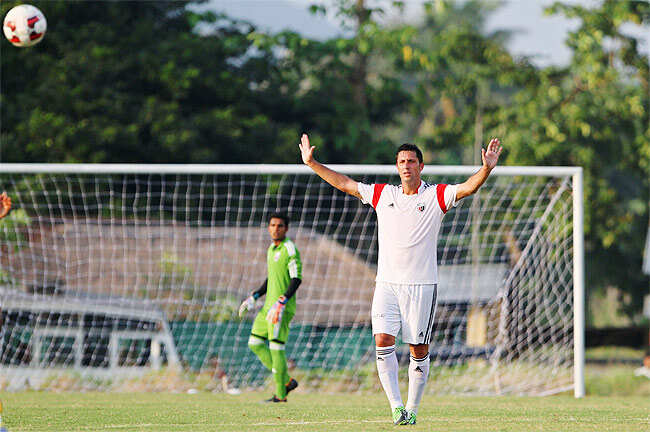 NorthEast United FC, with World Cup winner Joan Capdevila in their ...
