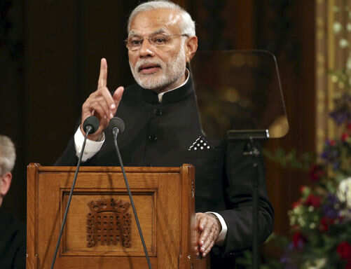 PM Modi in London, sends out strong message on intolerance | India News ...