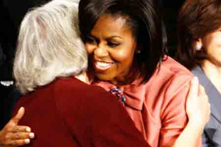 Michelle Obama, the First Lady of Hugging - Times of India
