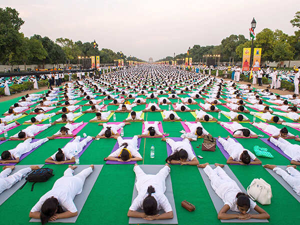 The World celebrates Yoga Day - Times of India