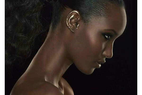 Makeup: Have you tried ear makeup? - Times of India