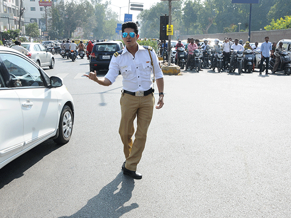 Indian Traffic Policeman