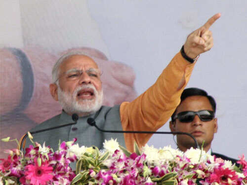 Modi's POK remark: Congress slams PM Modi over PoK remark | Uttar Pradesh Elections 2017 - Times ...