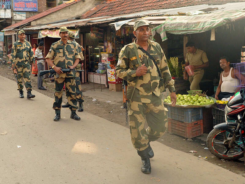 Basirhat violence: Uneasy calm as BSF men, cops cordon off Basirhat ...