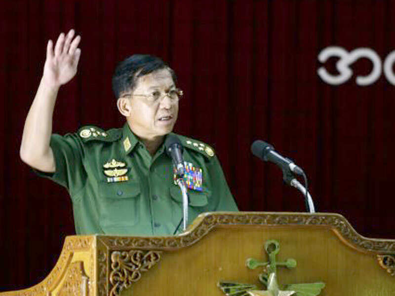 Gen Min Aung Hlaing: India rolls out the red carpet for Myanmar ...