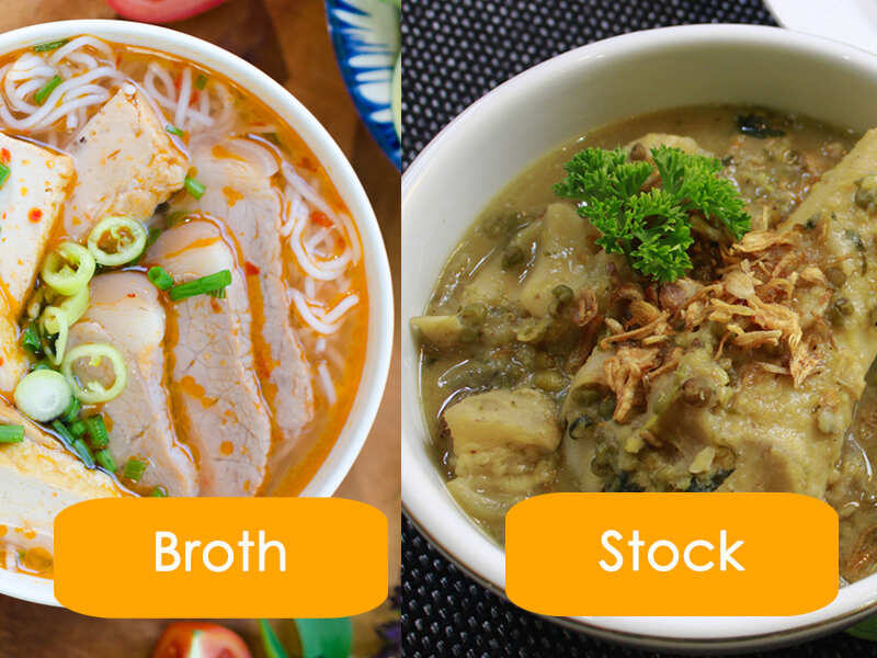 What's the difference between stock and broth?