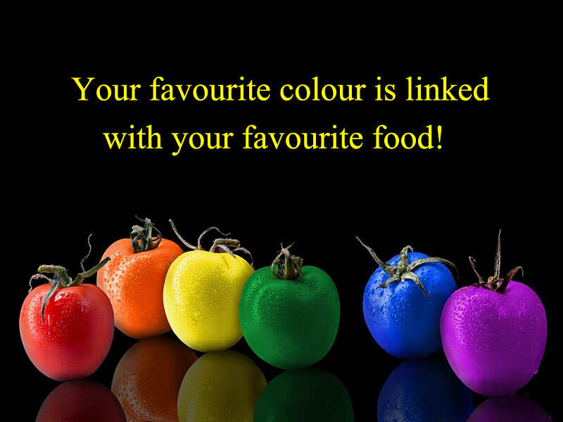 What does your favourite rainbow colour say about your food choices