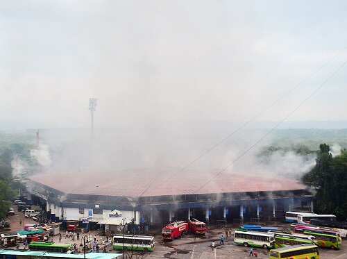 Panaji bus stand: Major fire at Goa's prime bus stand | Goa News ...