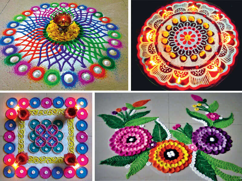 Diwali: These clever rangoli hacks will save the day this Diwali ...