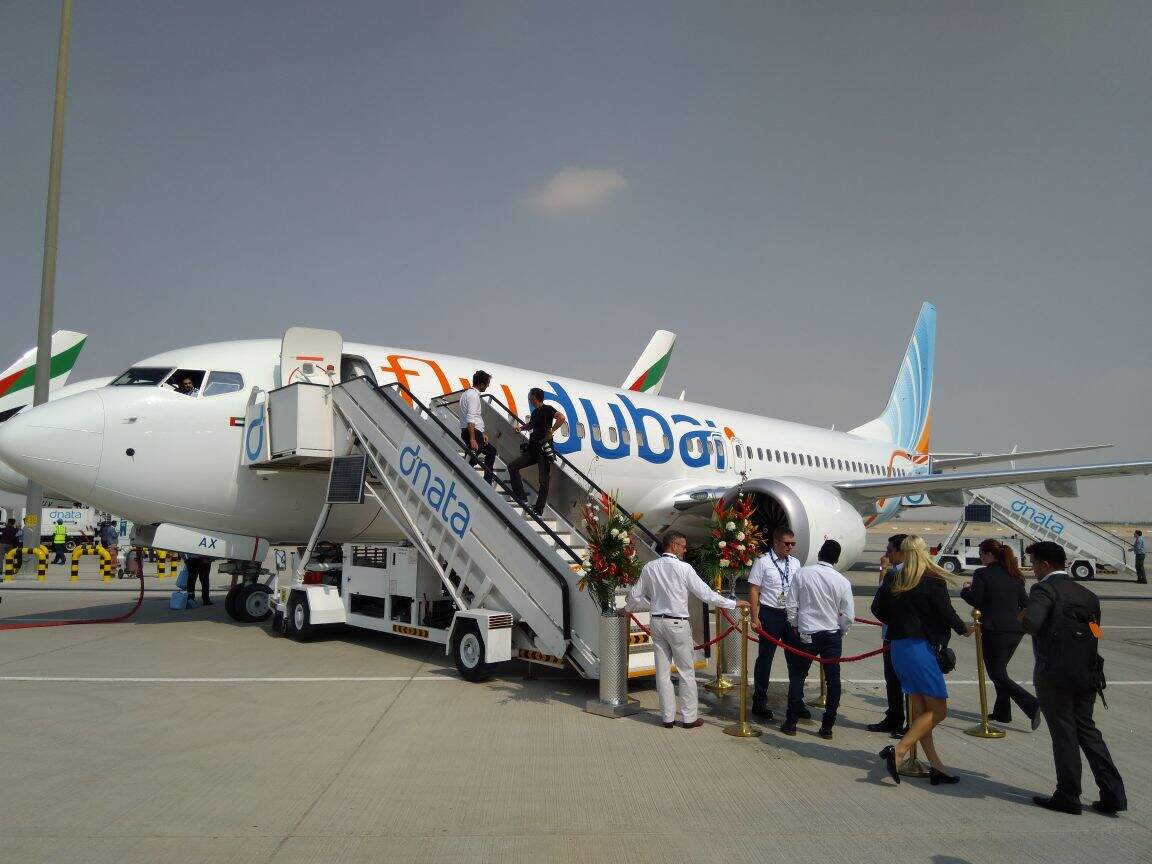Flydubai unveils Boeing 737 Max 8 aircraft - Times of India