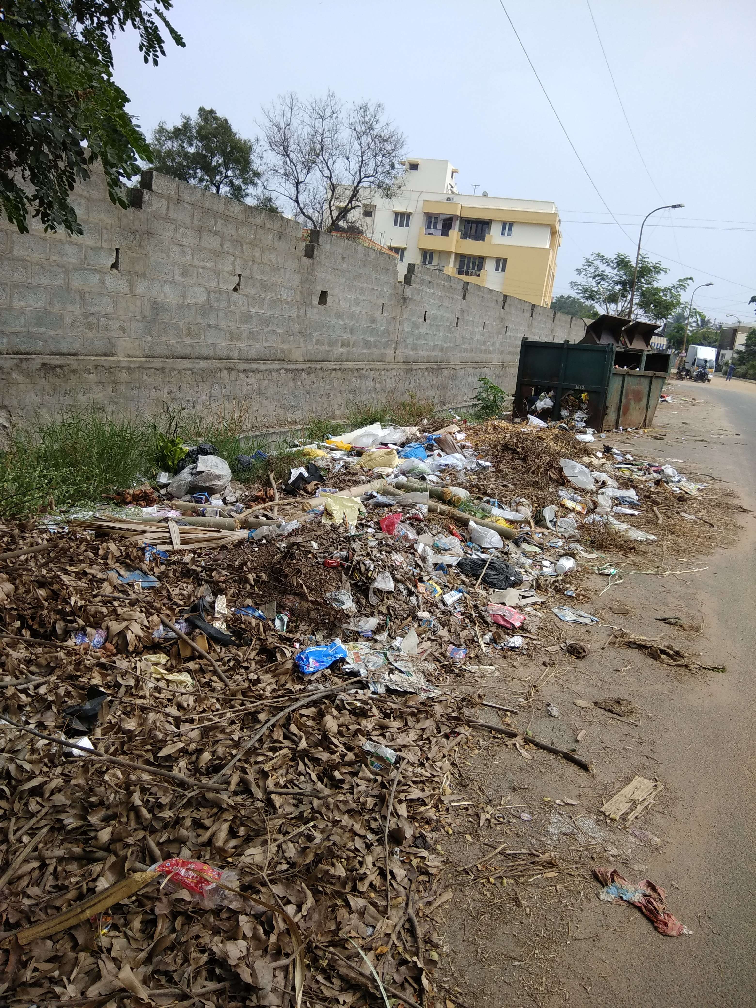 Garbage dump on road - Times of India