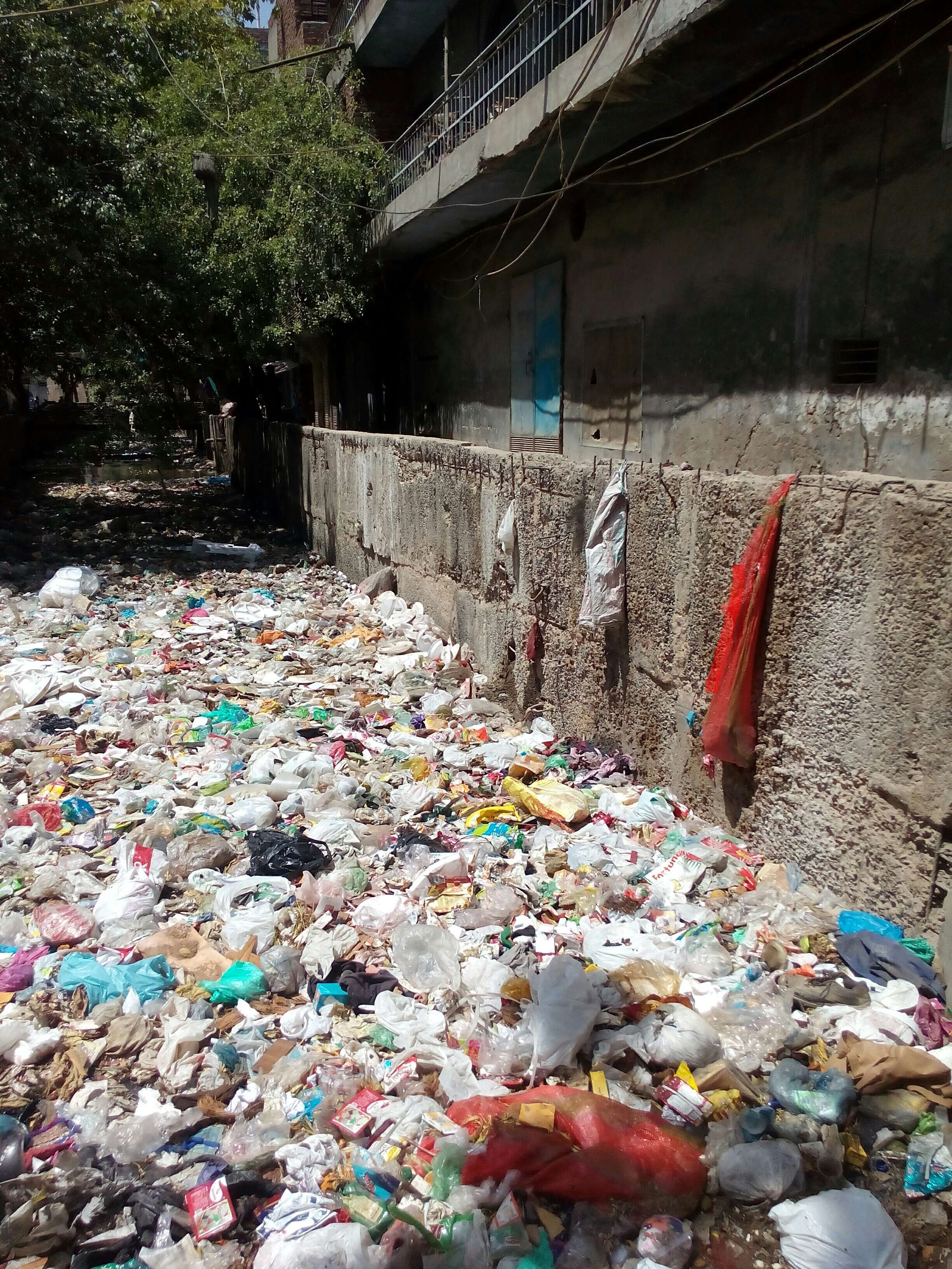 Open drain full of garbage - Times of India