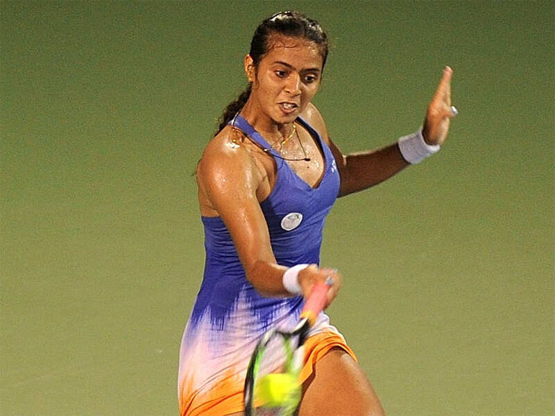 Ankita Raina: Ankita Raina the shining light in Fed Cup week | Tennis ...