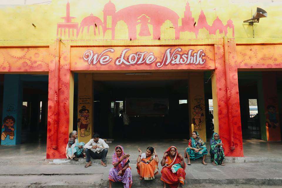 Nashik: The walls of Central Bus Stand in Nashik go colourful | Events ...