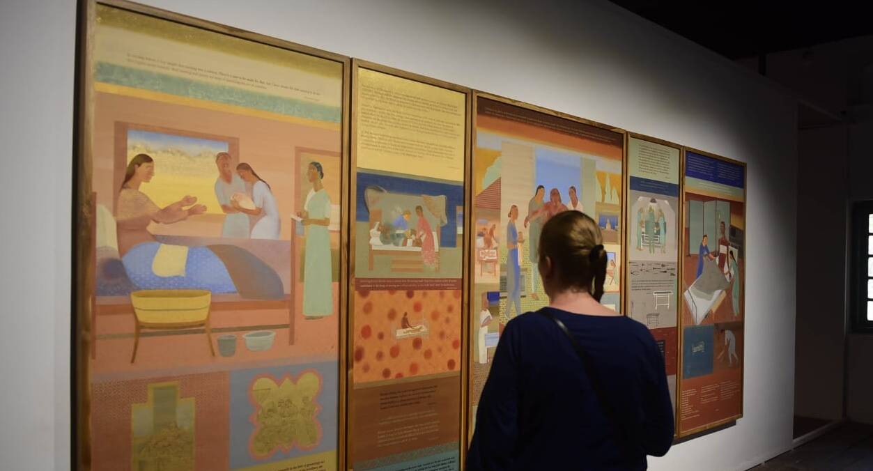 Artist Nilima Sheikh's works at Kochi Muziris Biennale | Events Movie ...