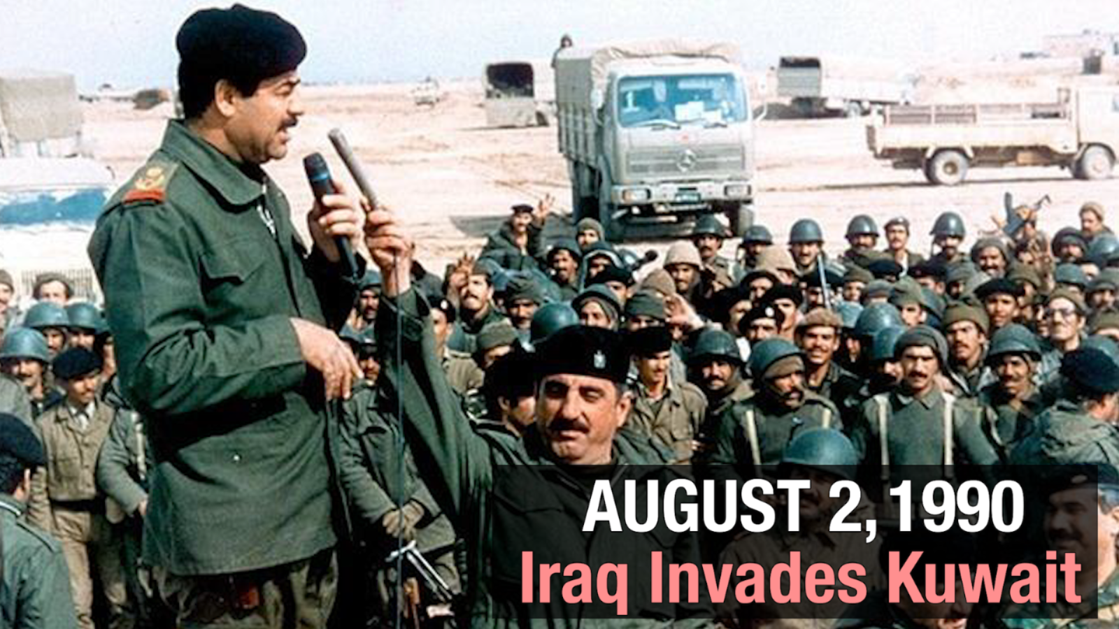 THIS DAY IN HISTORY – Iraq invades Kuwait – 1990 – The Burning Platform