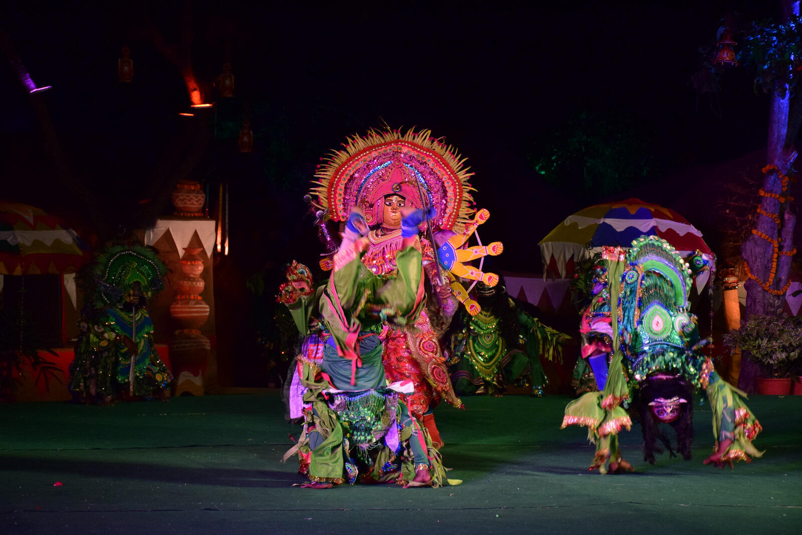 Tribal Chau dance performed in IGRMS | Events Movie News - Times of India