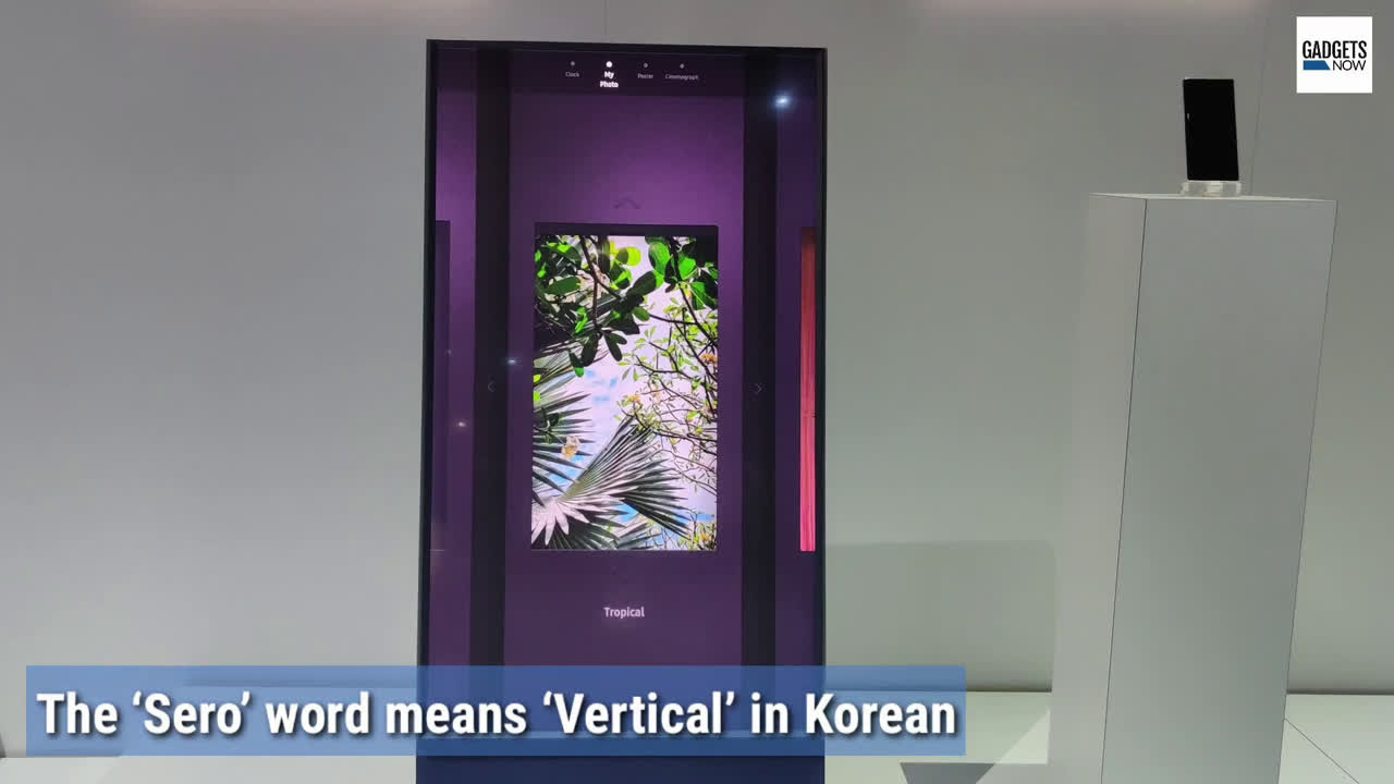 samsung at ces 2020: Samsung unveiled Sero-series TVs at CES, here’s a ...