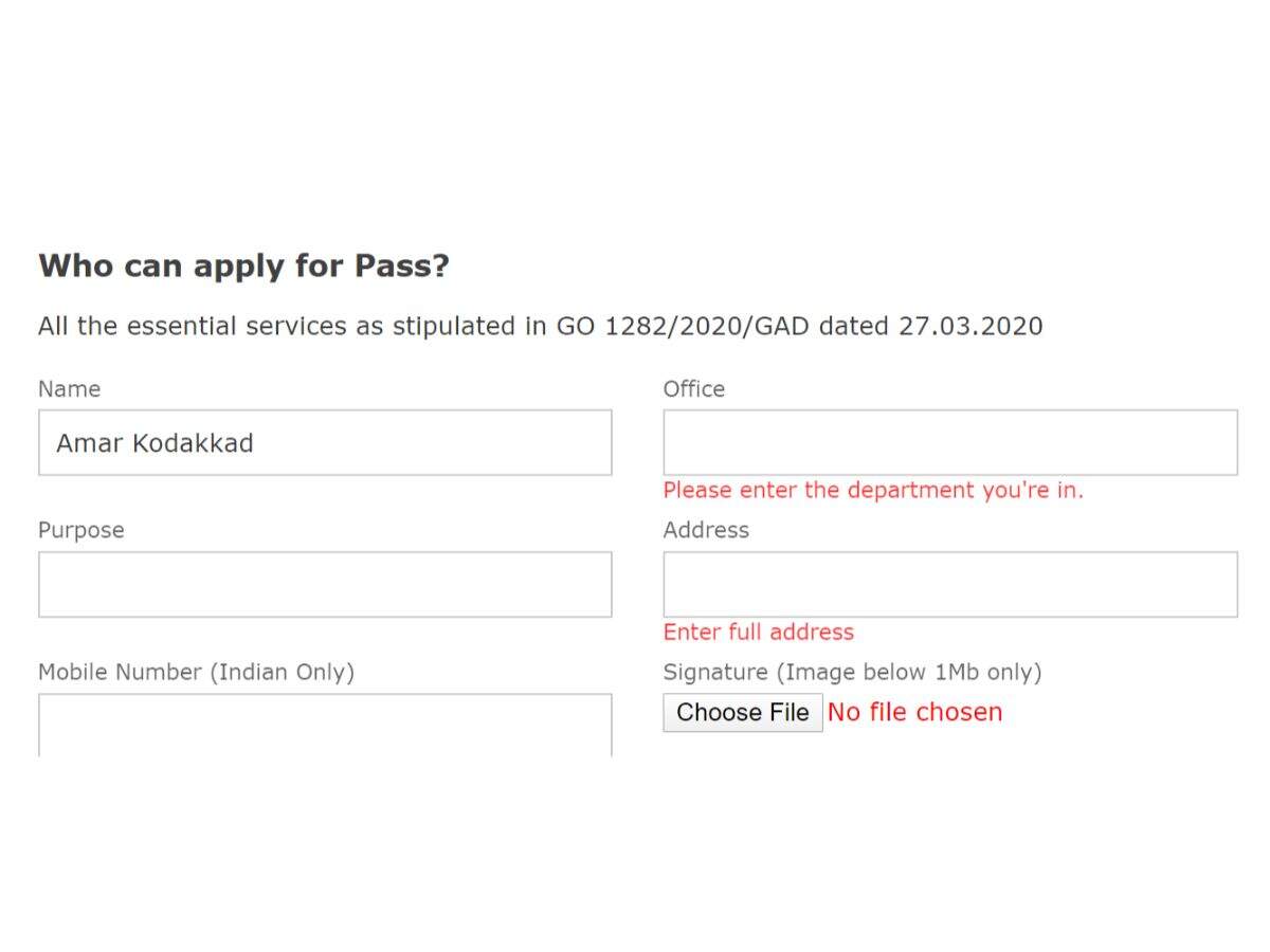 Epass Kerala: Coronavirus lockdown: How to apply for movement pass in ...