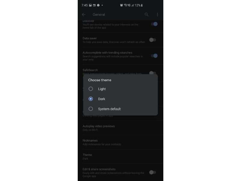 Google App Dark Mode: How to enable dark mode in Google app
