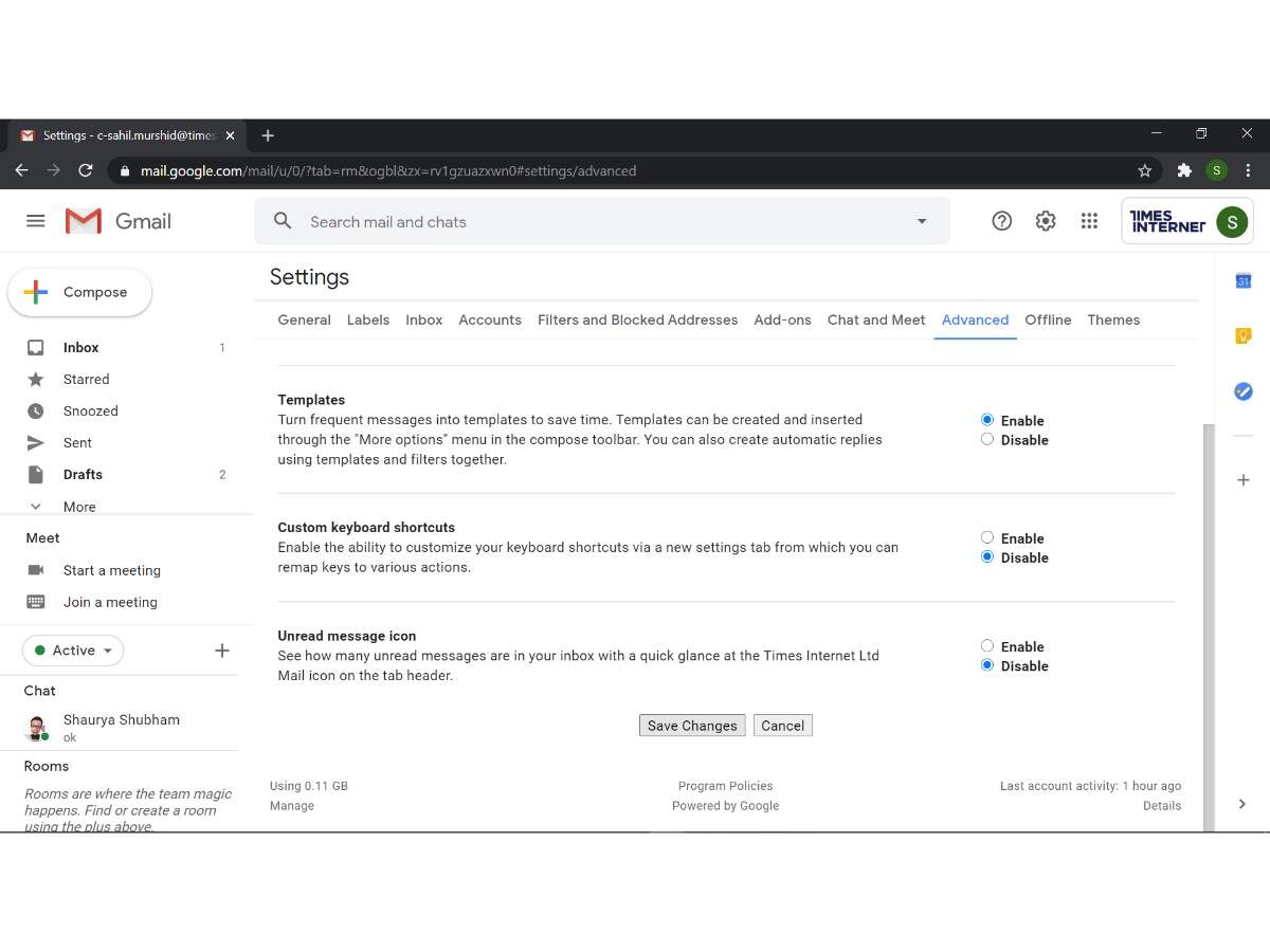 How to create and use email templates in Gmail