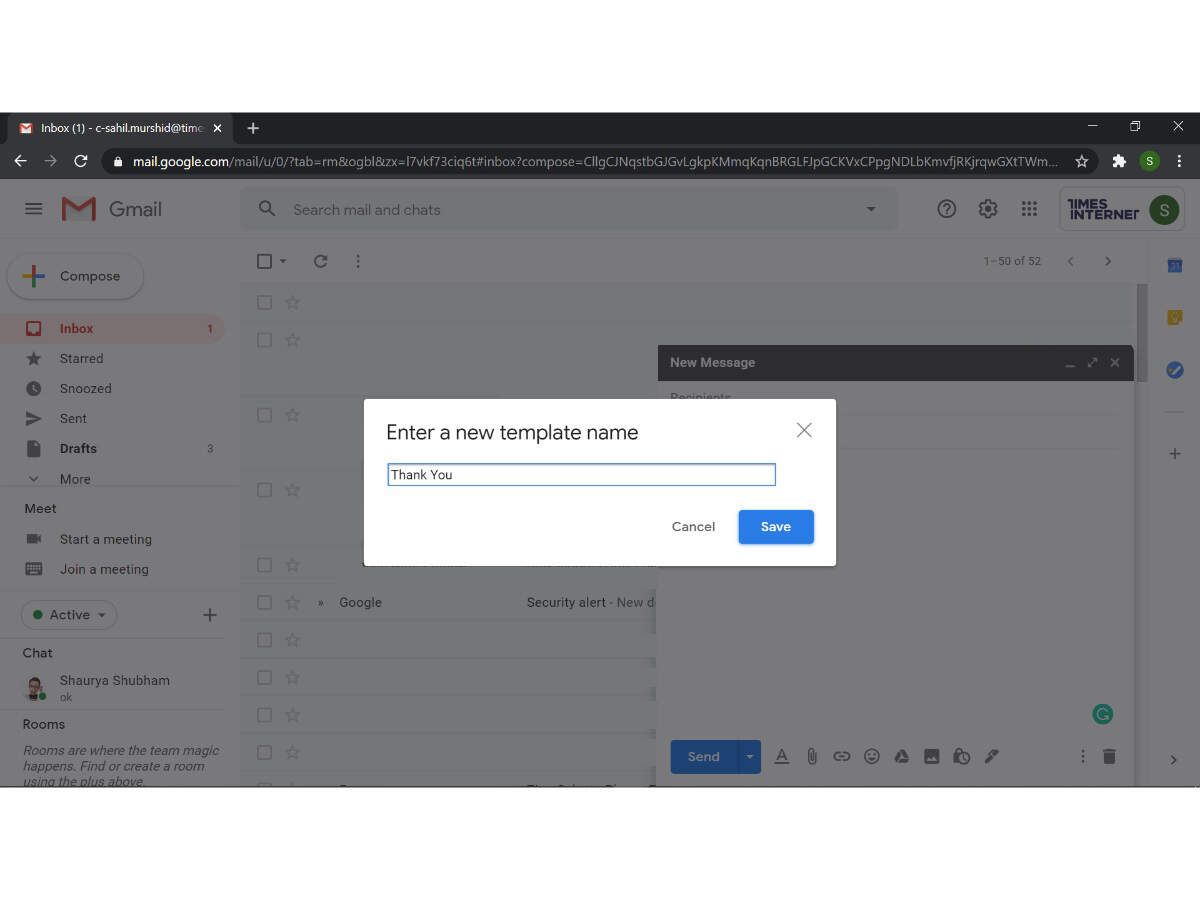 How to create and use email templates in Gmail