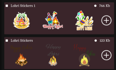 Lohri Whatsapp Stickers: Happy Lohri 2021 - How to download and send ...